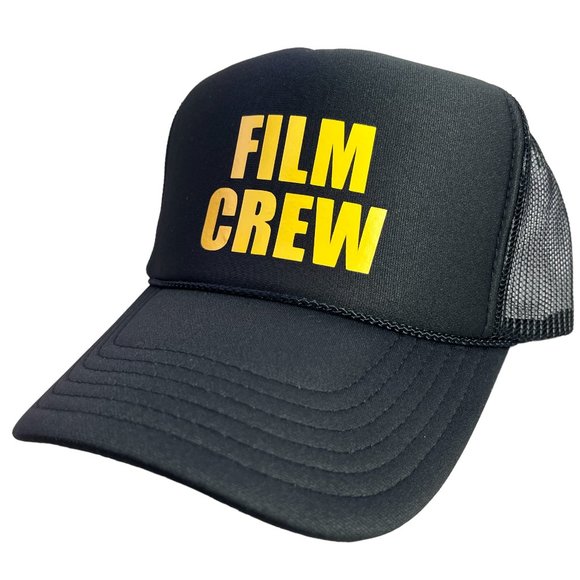 OTTO | Accessories | New Vintage Style Film Crew Black Yellow Trucker ...